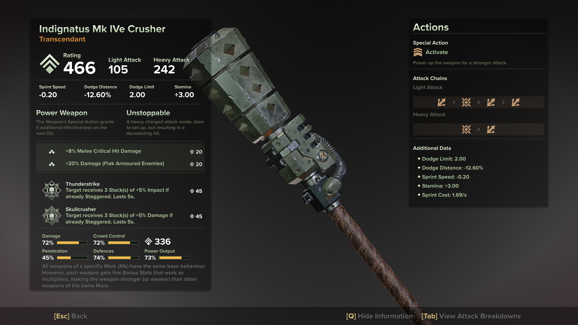 Indignatus Mk IVe Crusher - Darktide WH40k - Games Lantern